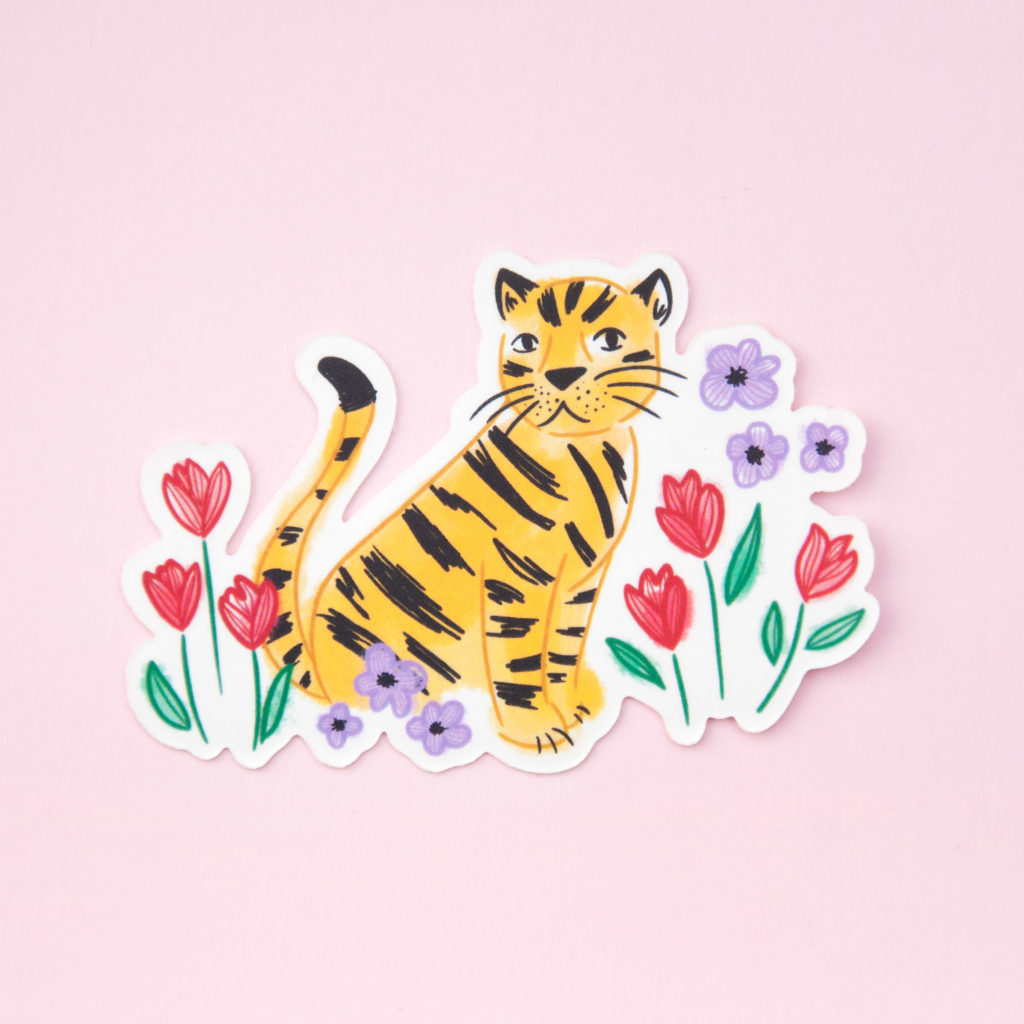 Tiger - Endangered Animals Sticker - Willwa